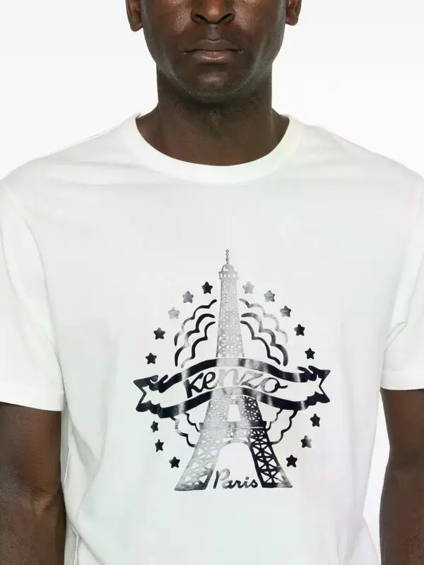 Kenzo Graphic-print Crew-neck T-shirt