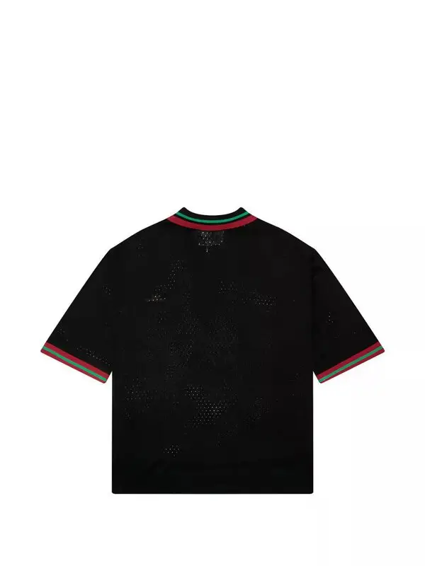 AWAKE NY Mesh Zip-fastening Polo Shirt