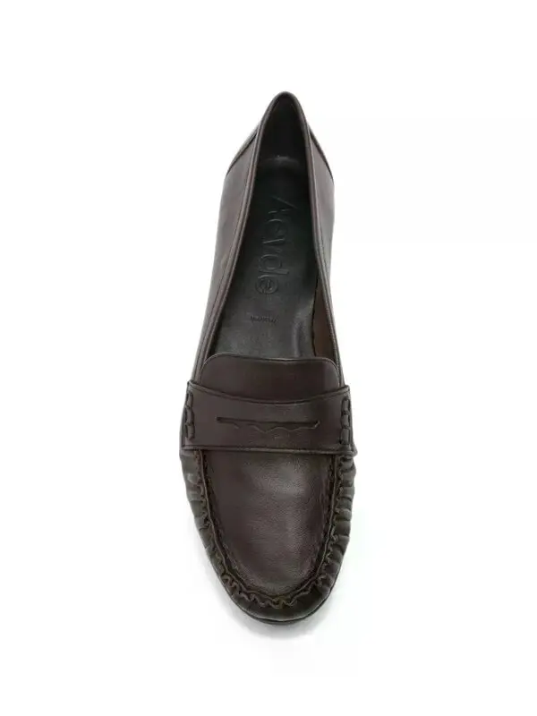 AeydĒ Leather Penny Loafers