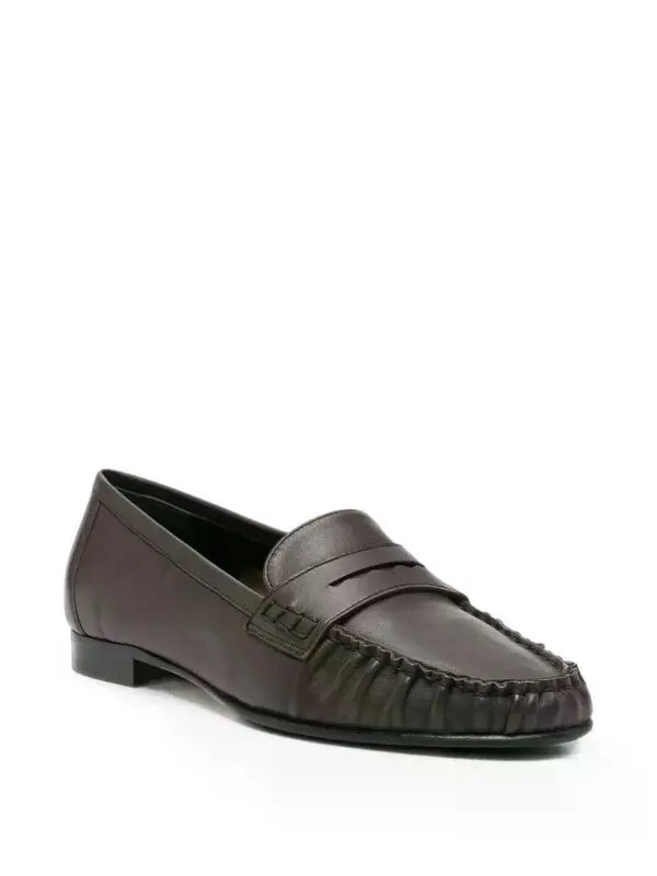 AeydĒ Leather Penny Loafers