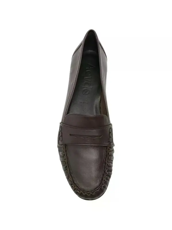 AeydĒ Leather Penny Loafers
