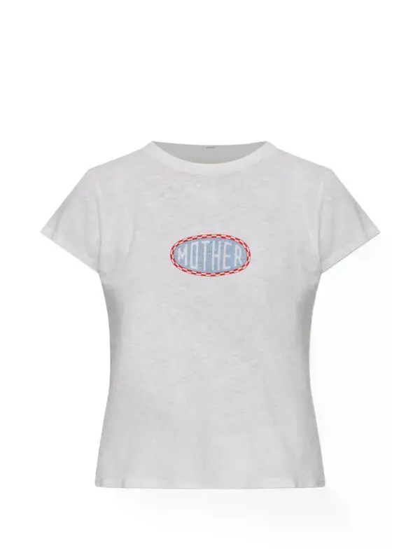 MOTHER The Lil Sinful Logo-patch T-shirt - White