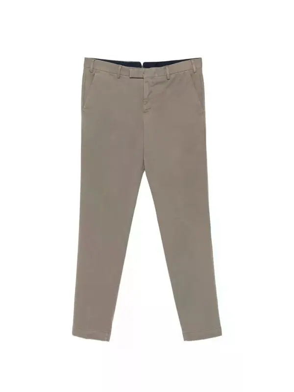 PT TORINO Belted Chino Trousers - Grey