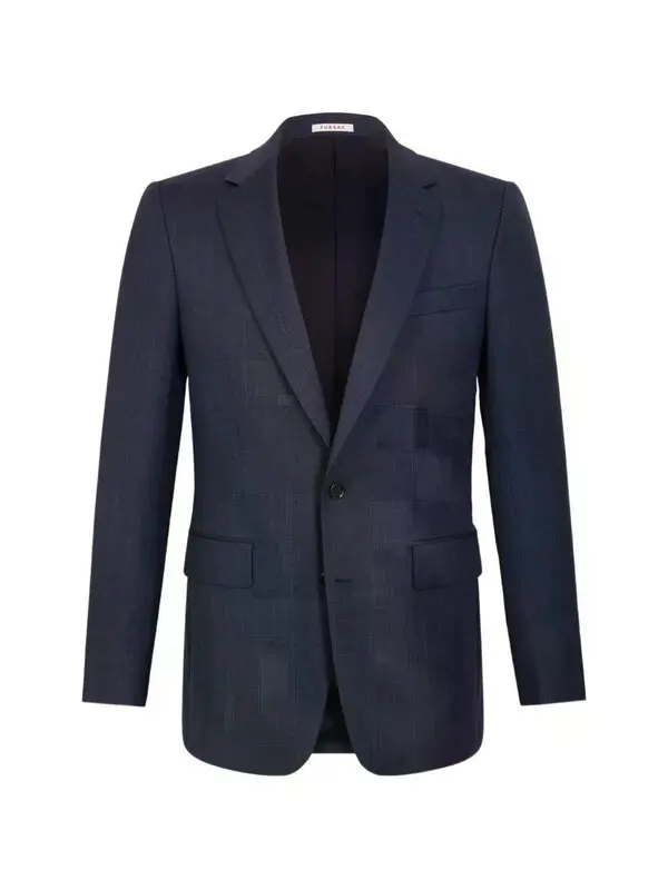 FURSAC Prince Of Wales Virgin Wool Suit Jacket
