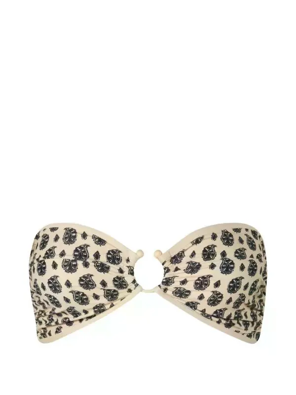 Johanna Ortiz Seawaters Paisley-print Bikini Top
