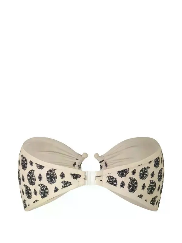 Johanna Ortiz Seawaters Paisley-print Bikini Top