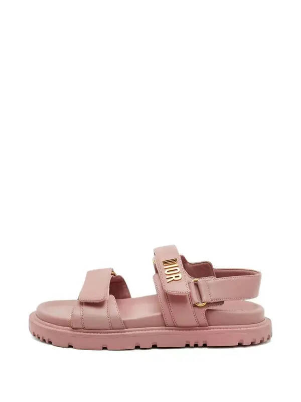 Dior Dioract Touch-strap Sandals - Pink