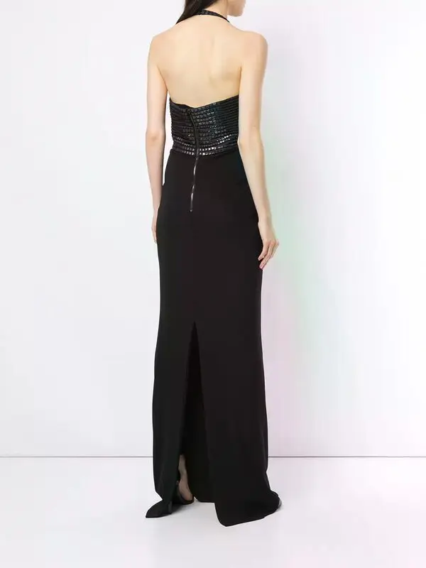 TOM FORD Embellished Halterneck Gown