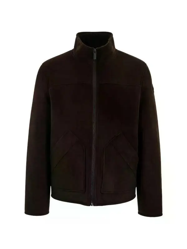 COLMAR Suede-effect Zip-up Jacket