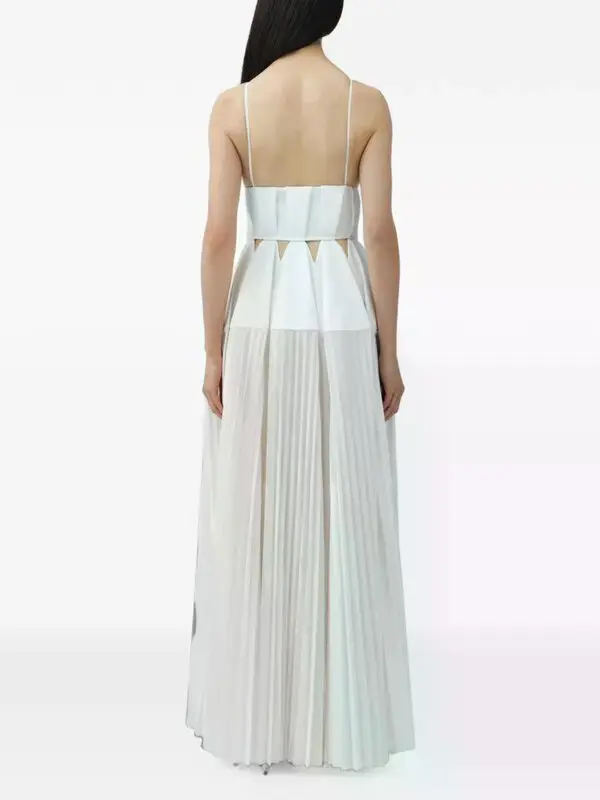 Simkhai Selene Pleated Maxi Gown
