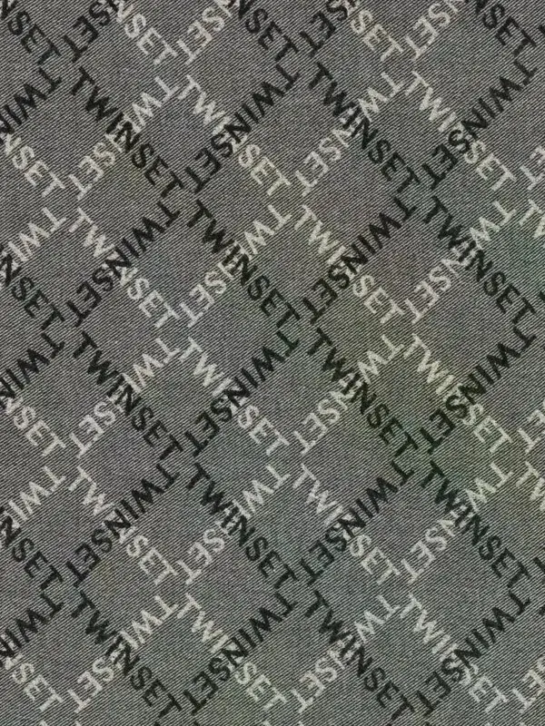 TWINSET Logo-print Fringed Scarf