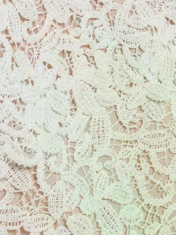 Simkhai Rylin Floral-motif Guipure-lace Mini Dress - White