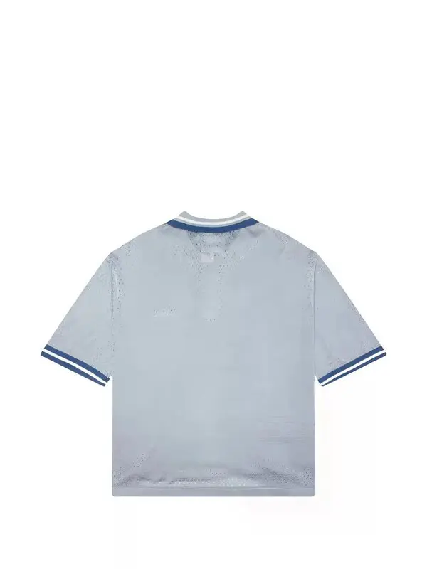 AWAKE NY Mesh Zip-up Polo Shirt