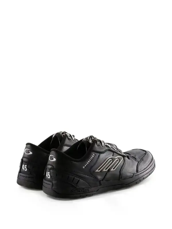 Balenciaga Cowhide And Polyester Sneakers - Black