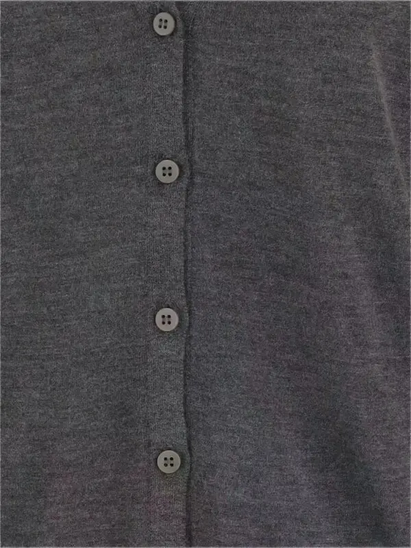 SA SU PHI V-neck Button-up Cardigan