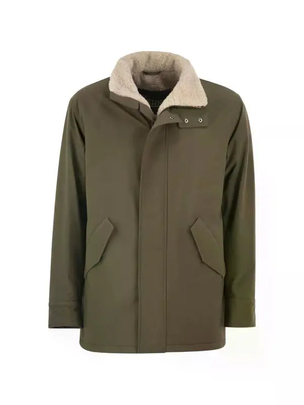 Herno Shearling-effect Soft-shell Jacket