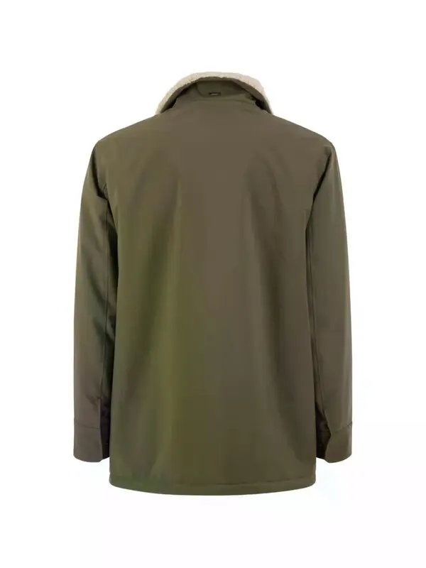 Herno Shearling-effect Soft-shell Jacket