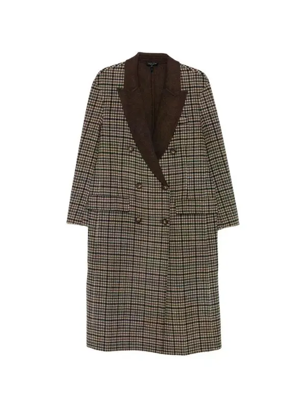 Rag & Bone Check-pattern Double-breasted Coat