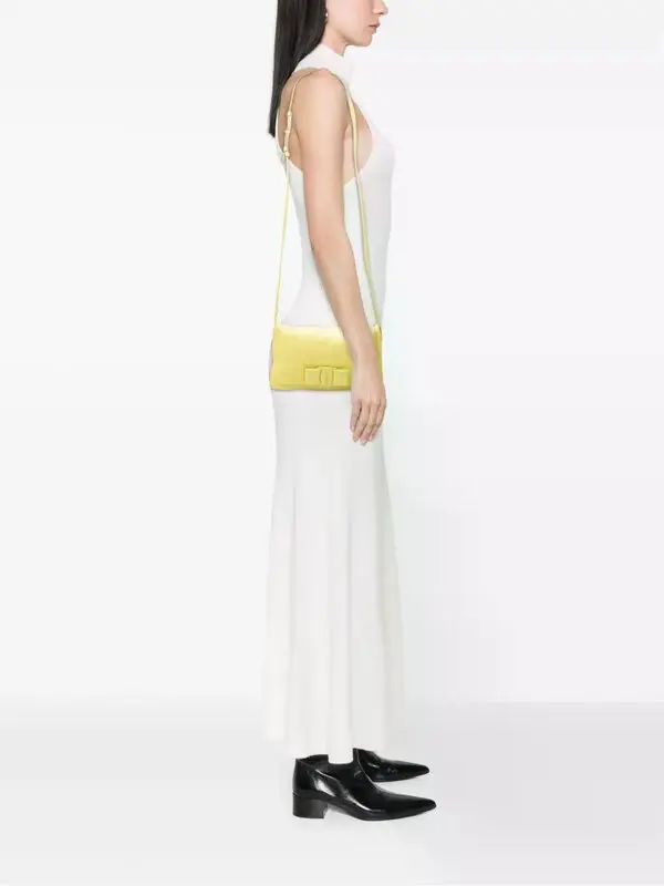 FERRAGAMO 2020 Padded Leather Viva Bow Crossbody Bag
