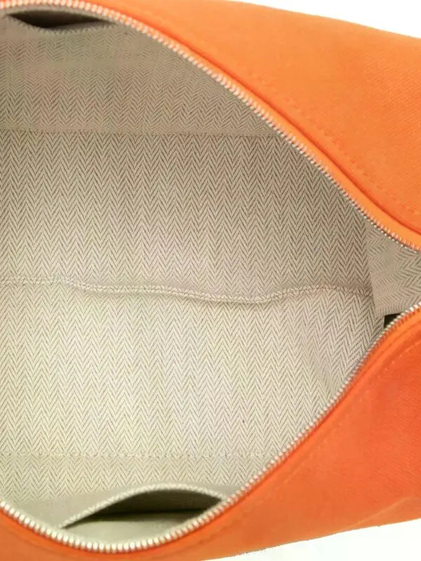 Hermès Canvas Toile Bride A Brac Vanity Bag - Orange