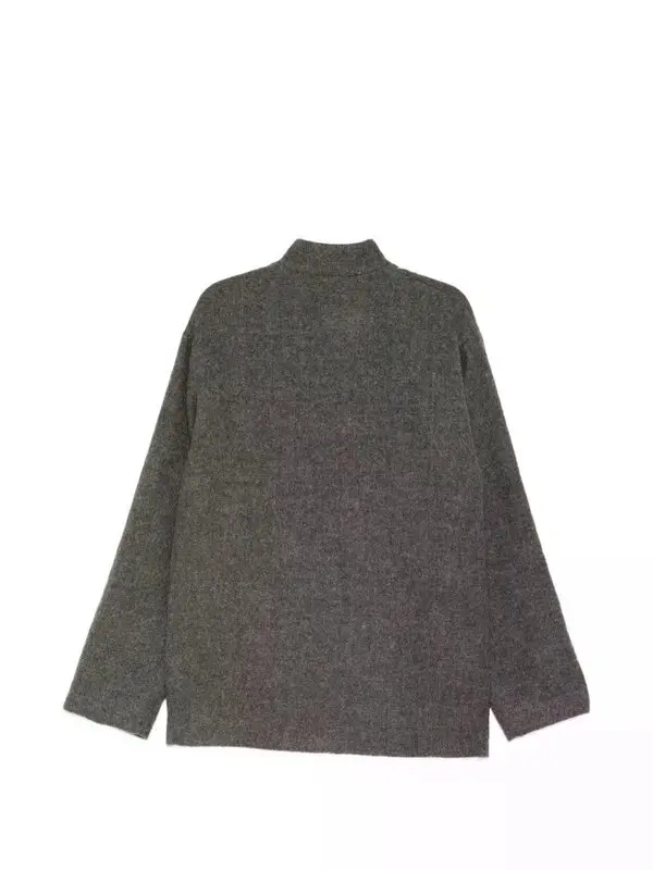UMA WANG Virgin Wool Frog Fastening Jacket