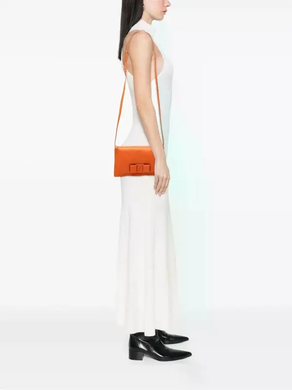 FERRAGAMO 2000-2026 Mini Padded Leather Viva Bow Crossbody Bag