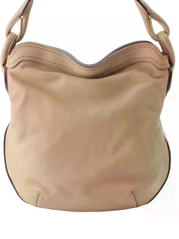 Loewe 2000-2010 Small Leather Switch Runner Hobo Bag