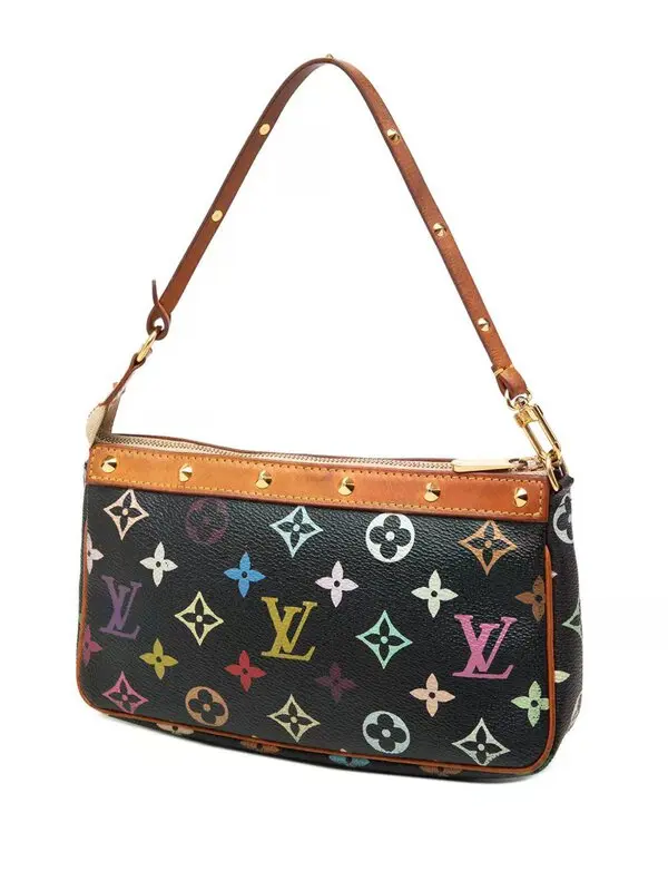 LOUIS VUITTON 2004 Monogram Multicolore Pochette Accessoires Shoulder Bag