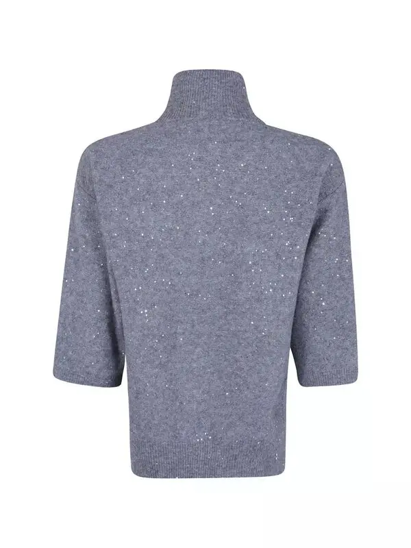 Seventy Sequin-embellished High-neck Sweater