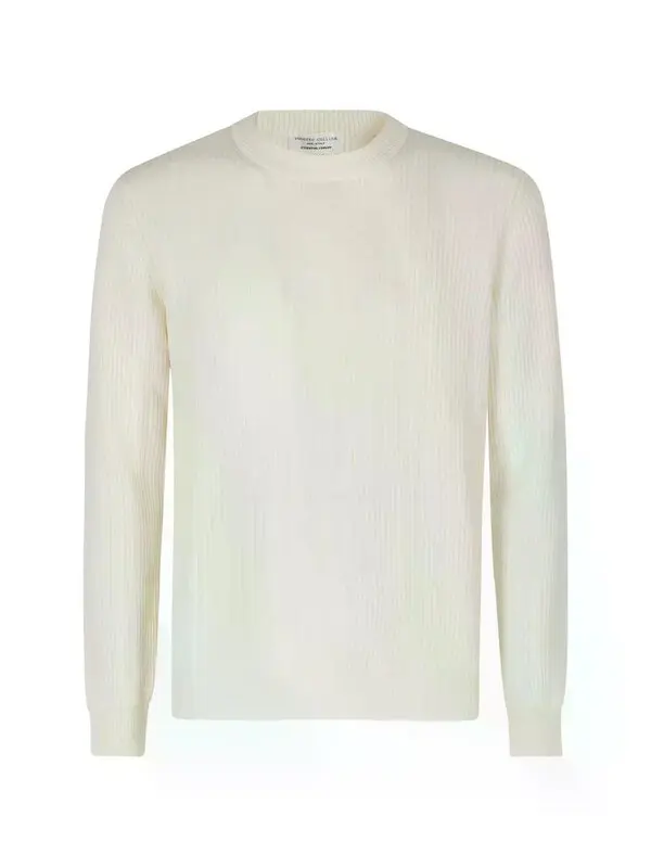 ROBERTO COLLINA Ribbed-knit Long-sleeve Sweater