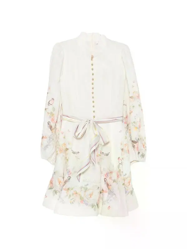 Zimmermann Floral-print Mini Dress