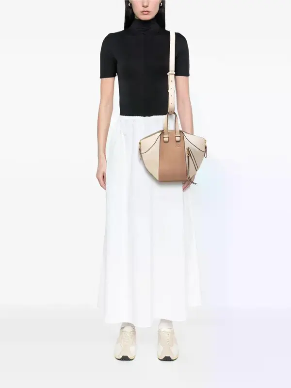 Loewe 2017 Small Bicolor Leather Hammock Satchel