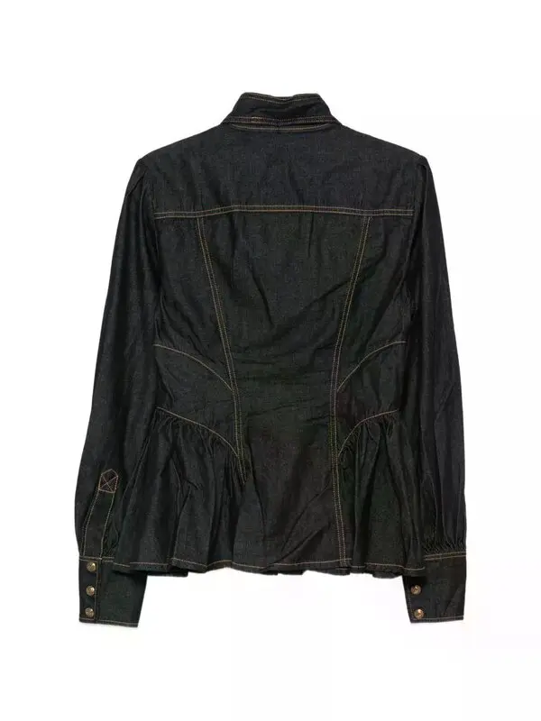 Zimmermann Pussy-bow Peplum Shirt