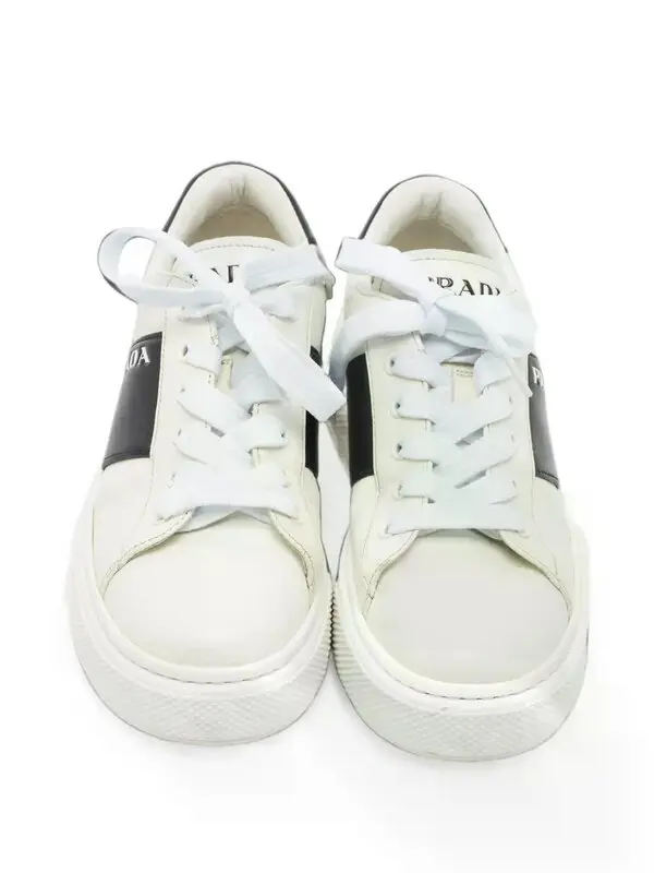 Prada Round-toe Lace-up Sneakers
