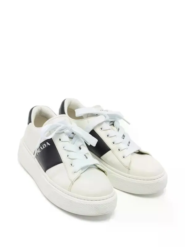 Prada Round-toe Lace-up Sneakers