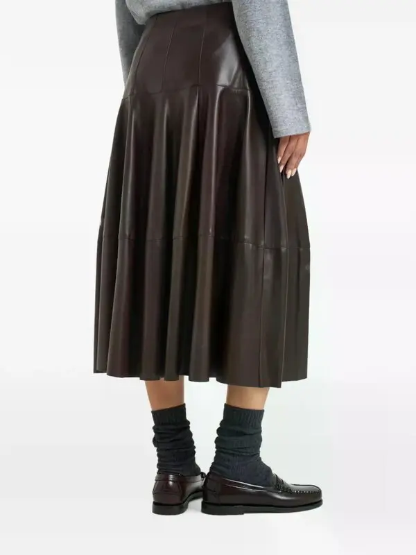 Liu Jo Panelled Pleated Midi Skirt