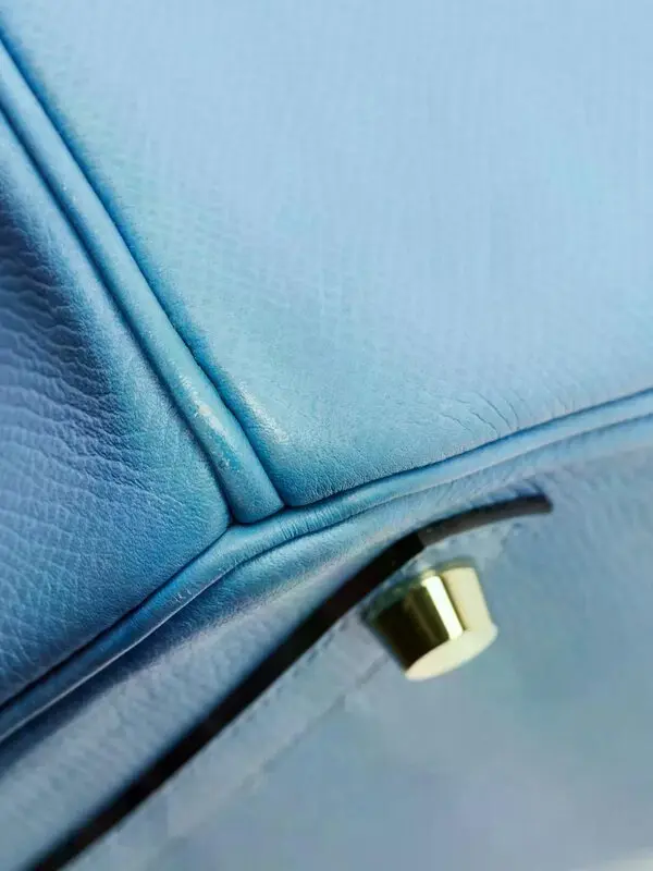 Hermès 2015 Birkin Tote Bag - Blue