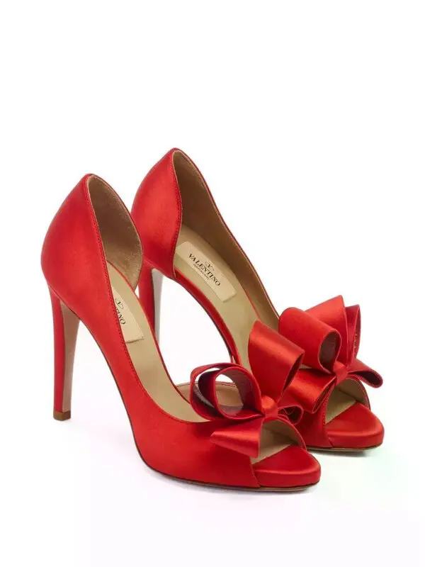 Valentino Garavani D'orsay Bow Detail Pumps
