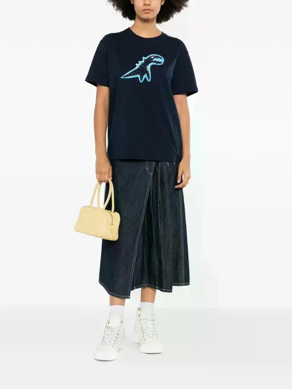AGNES B. Dino-print T-shirt