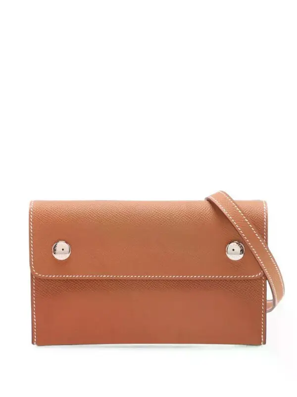 Hermès 2020-2026 Epsom Hermesnap Wallet On Strap Crossbody Bag