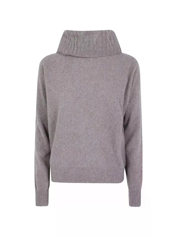 D.exterior Cable-knit Roll-neck Sweater