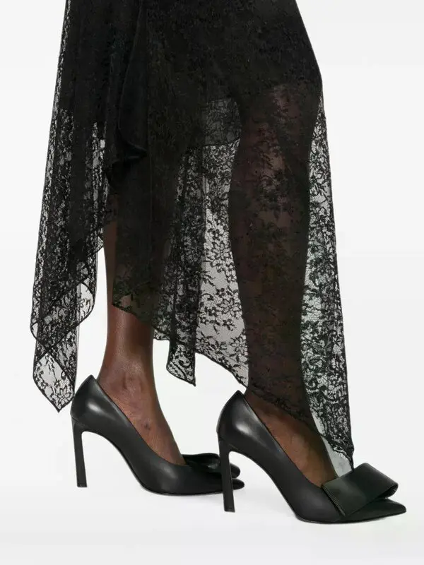 Fendi Lace Asymmetric-hem Dress