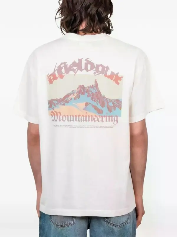 AFIELD OUT Graphic-print Cotton T-shirt