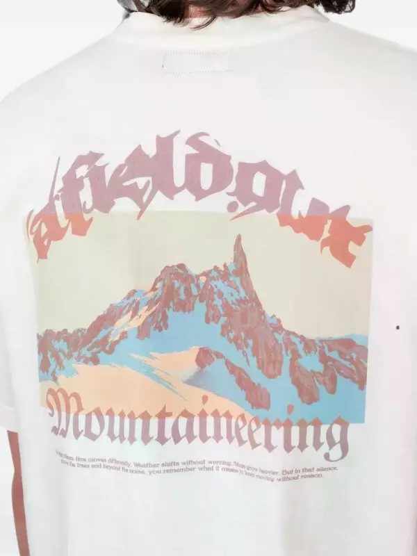 AFIELD OUT Graphic-print Cotton T-shirt