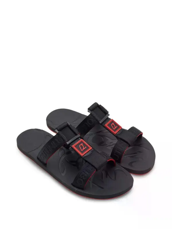 CHRISTIAN LOUBOUTIN Surf Flat Logo-strap Sandals