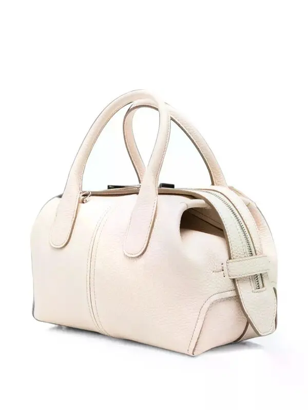 TOD'S Di Logo-embossed Leather Tote Bag
