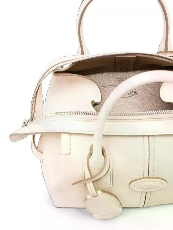 TOD'S Di Logo-embossed Leather Tote Bag