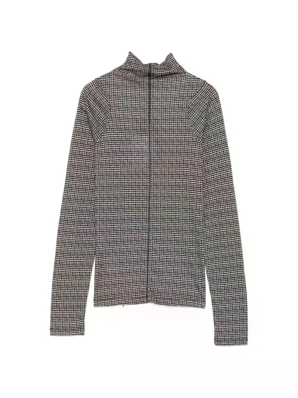 Rag & Bone Houndstooth-pattern Roll-neck Top