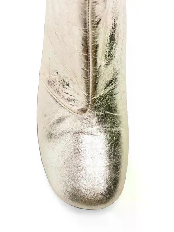 FORTE_FORTE Crinkled-effect Ankle Boots