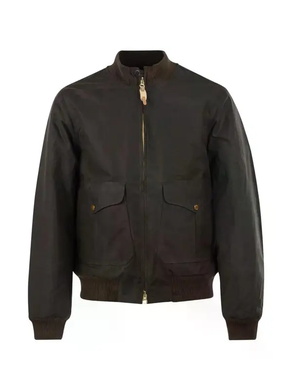 CECCARELLI Waxed-cotton Bomber Jacket